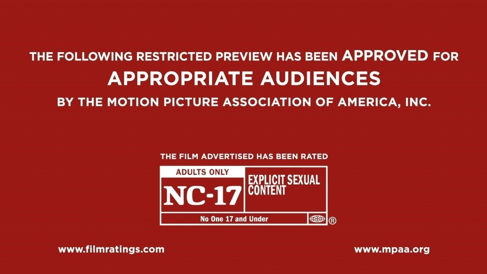 Petition Fix The MPAA Rating System Change Petition Fix The MPAA Rating System Change