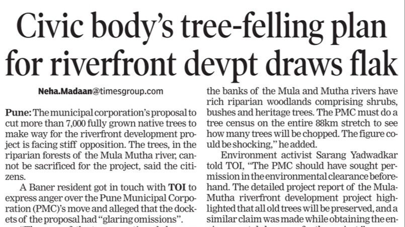 Petition update · Pune Municipal Corporation's tree-felling plan for ...