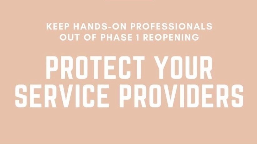 Petition · Keep hands-on professionals out of Phase 1 reopening in ...