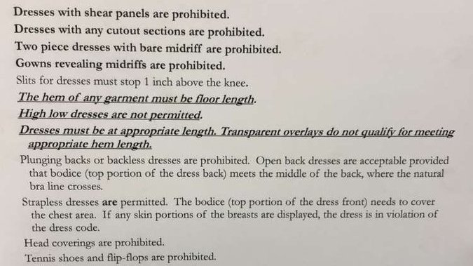 Petition · New Sandalwood High School Prom Dress Code - United States ...
