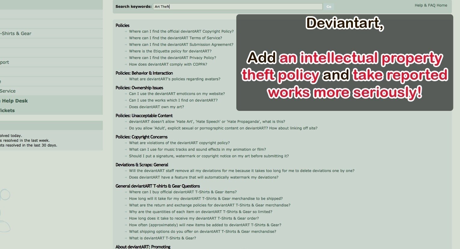 Petition · Deviantart: Please add a theft policy and take reported ...