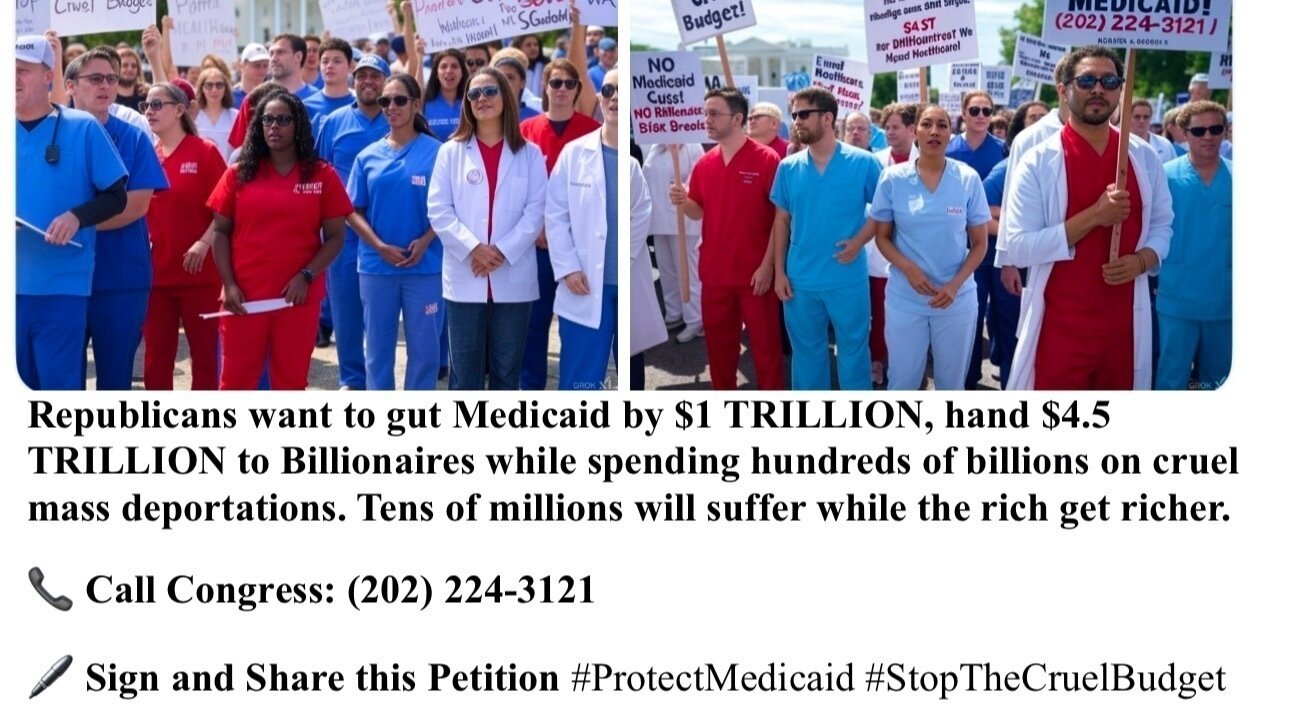 Petition · 🚨 SAVE Medicaid from $1 TRILLION GOP Budget Cut ‼️ No ...