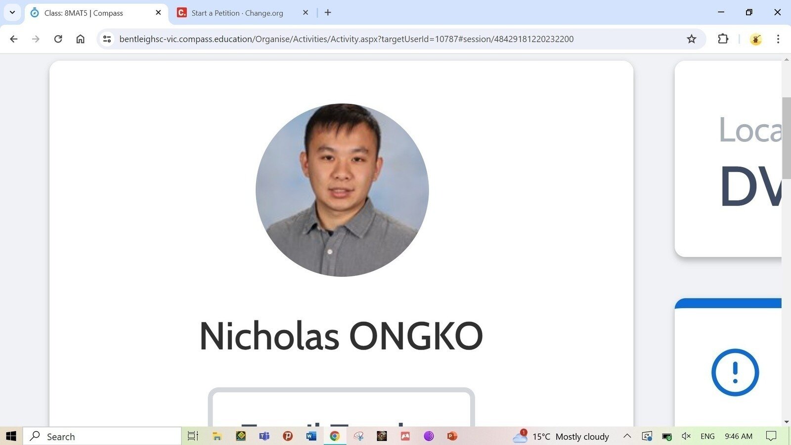 Petition · Bring back mr ongko - Bentleigh East, Australia · Change.org