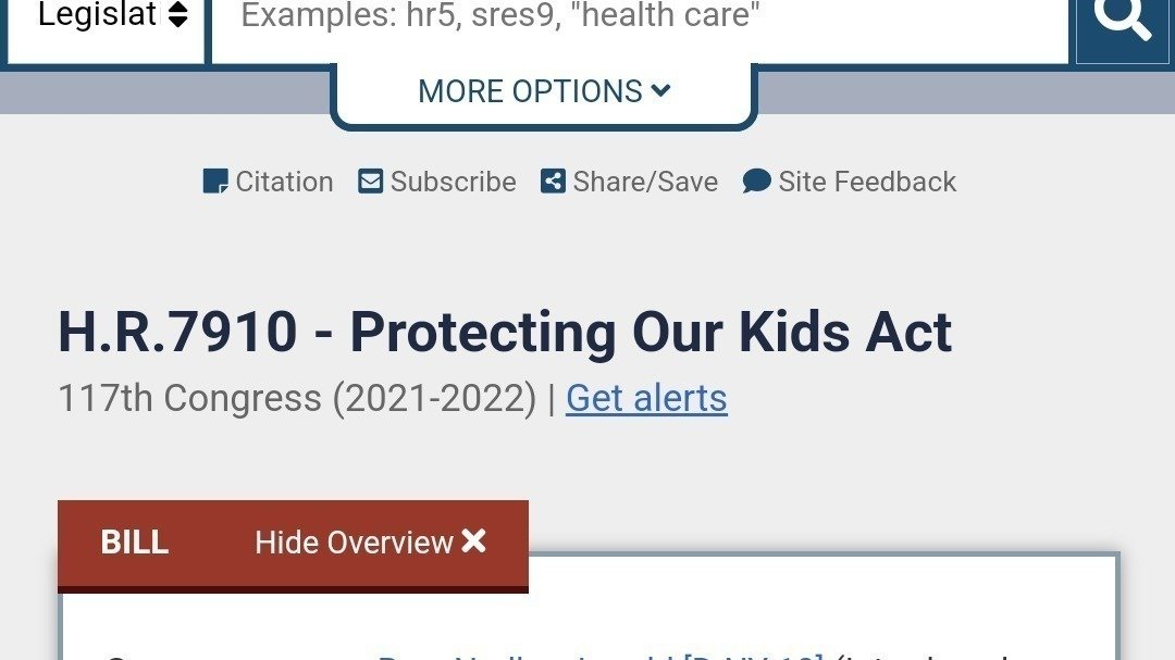 Petition · Shut Down Bill H . R . 7910 Protecting our kids act ...