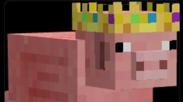 Petition · Give a pig nametagged "Technoblade" a crown in Minecraft ...