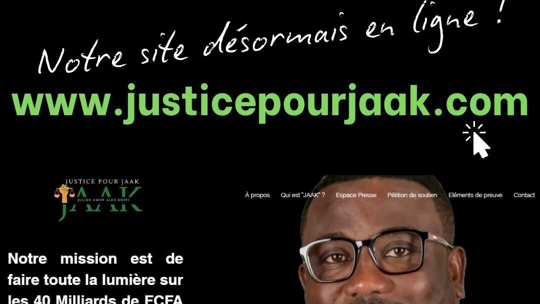Petition update · Le site internet "Justice pour JAAK" avec tout le dossier complet est ...