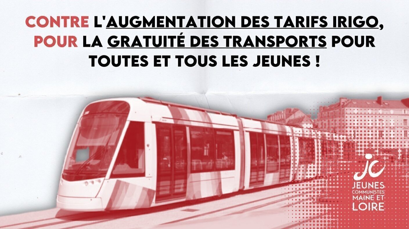 Pétition · Irigo : pour la gratuité des transports pour tous et toutes ...