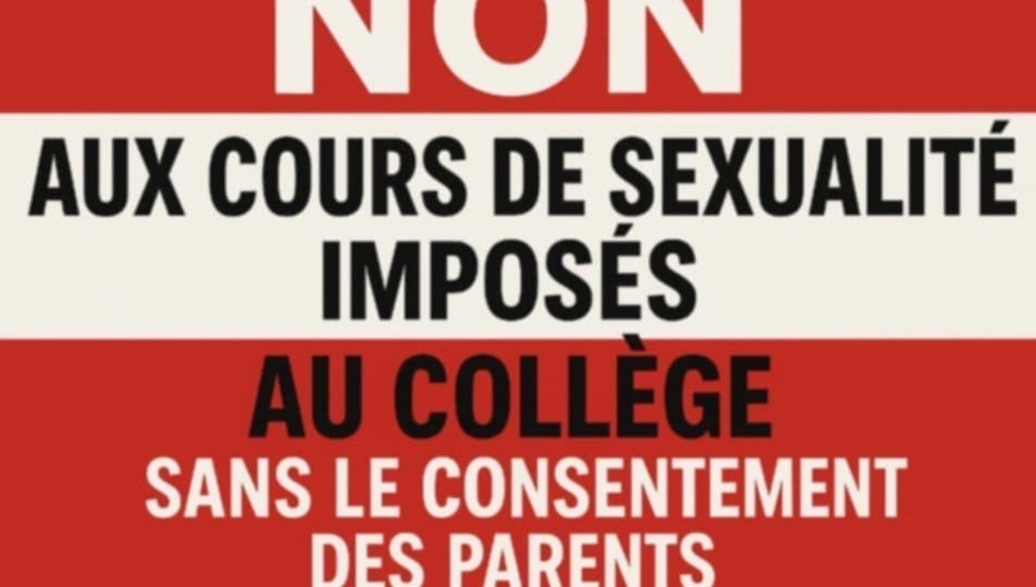 Pétition · NON aux cours de sexualité imposés au collège sans le ...