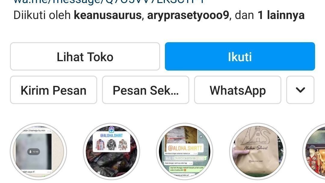 Petisi · Penipu online @aloha . shirt agar di tangkap - Indonesia ...