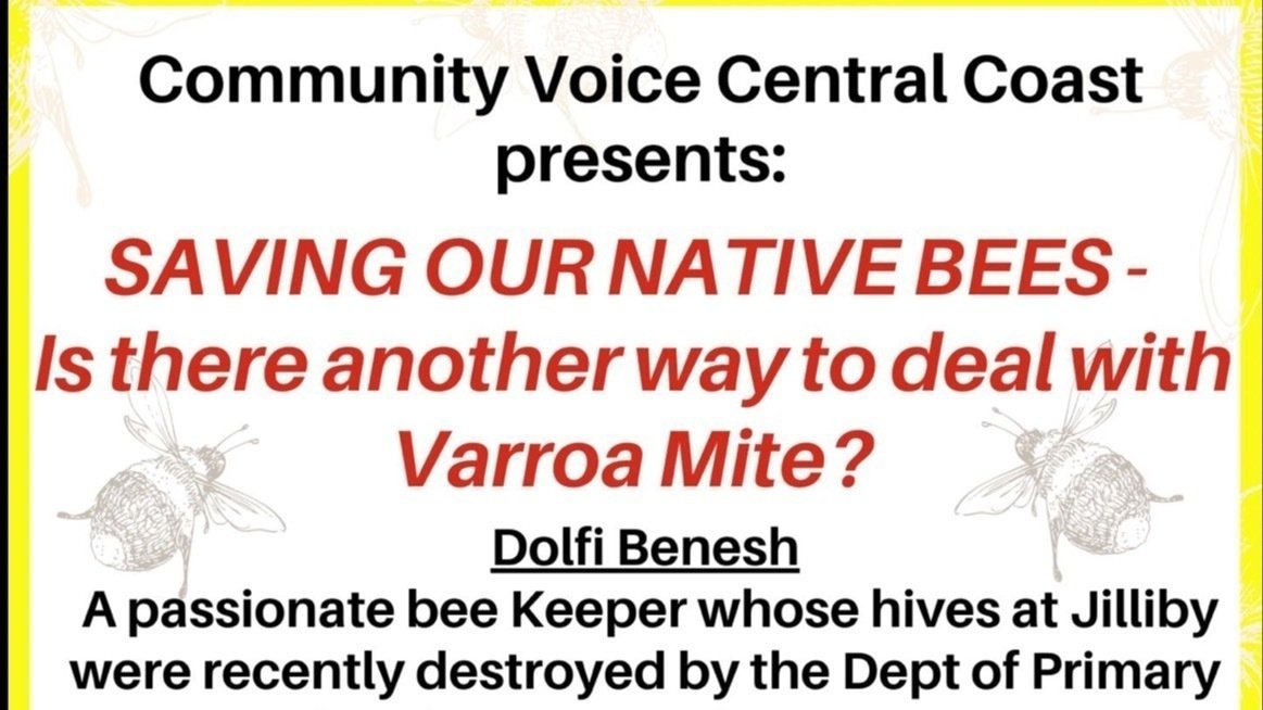 Petition update · Upcoming Talk - Saving Our Bees- is there another way to deal with Varroa Mite ...