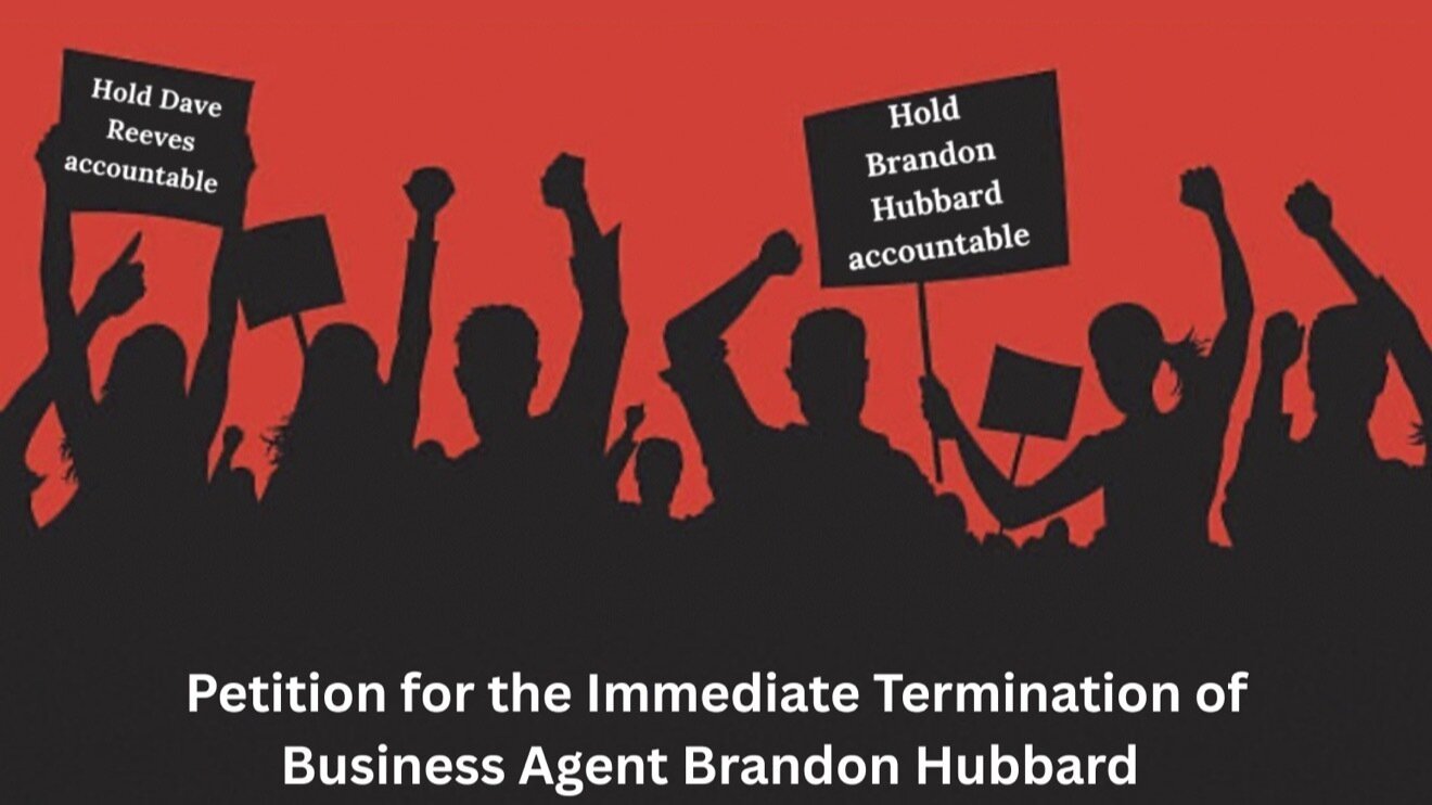 Petition · Petition for the Immediate Termination of Business Agent ...
