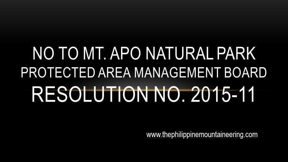 Petition · Ibasura ang MANP-PAMB Resolution No. 2015-11 - Philippines ...
