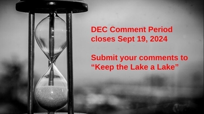 Petition update · Action Request - DEC "Comment Period" Closing Sept 19 ...
