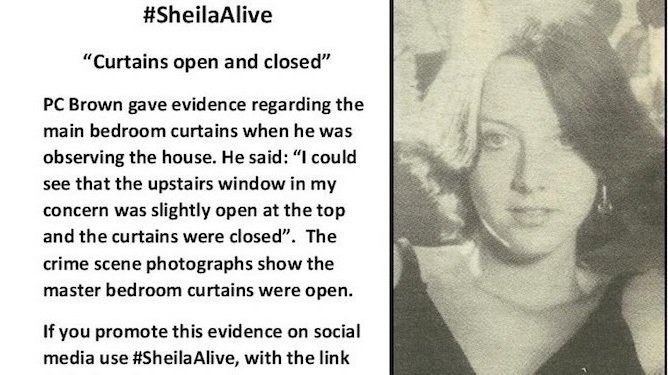 Petition update · The evidence Sheila was alive when police entered the ...