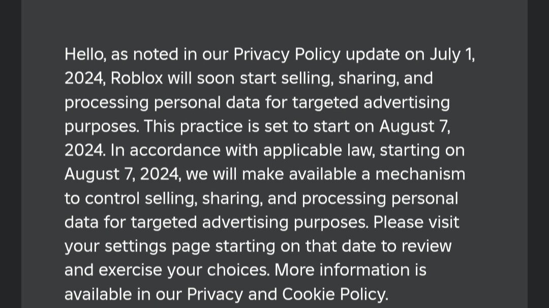 Petition · Stop Roblox From Selling User's Data - Greece · Change.org