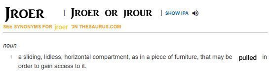 Petition · Change the spelling of Drawer to Jroer or Jrour - United ...