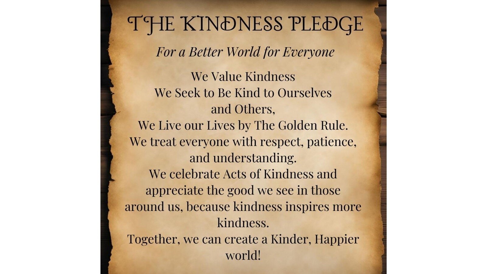 Petition · The Kindness Pledge: For A Better World - Australia · Change.org
