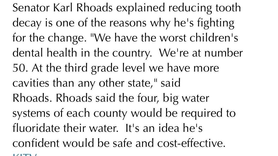Petition · Stop senator Karl Rhodes from putting fluoride in Hawaii’s ...