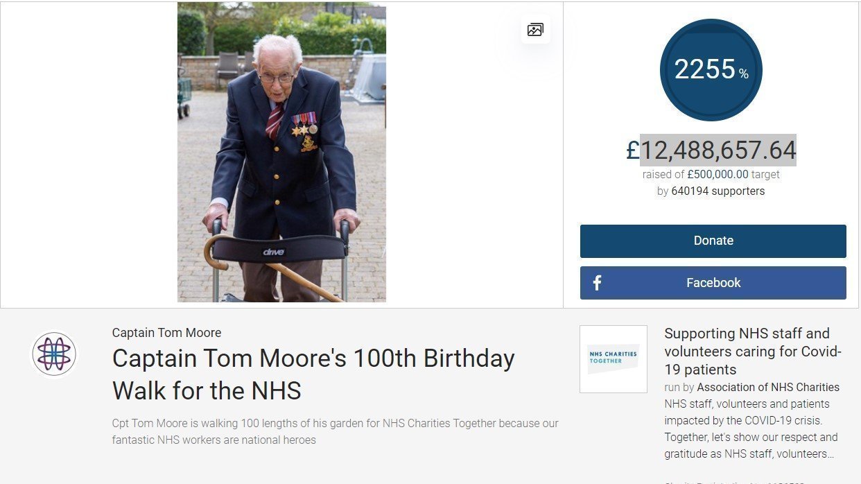 Petition · Captain Tom Moore to be knighted by the Queen. - United ...