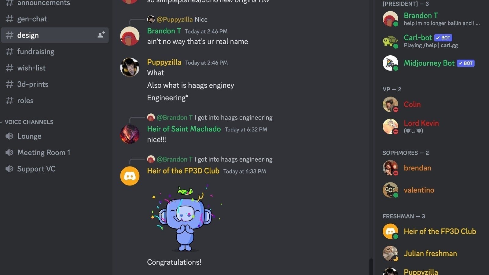 Petition · Promote me to VP Rank in FP3D Discord Server - United States ...