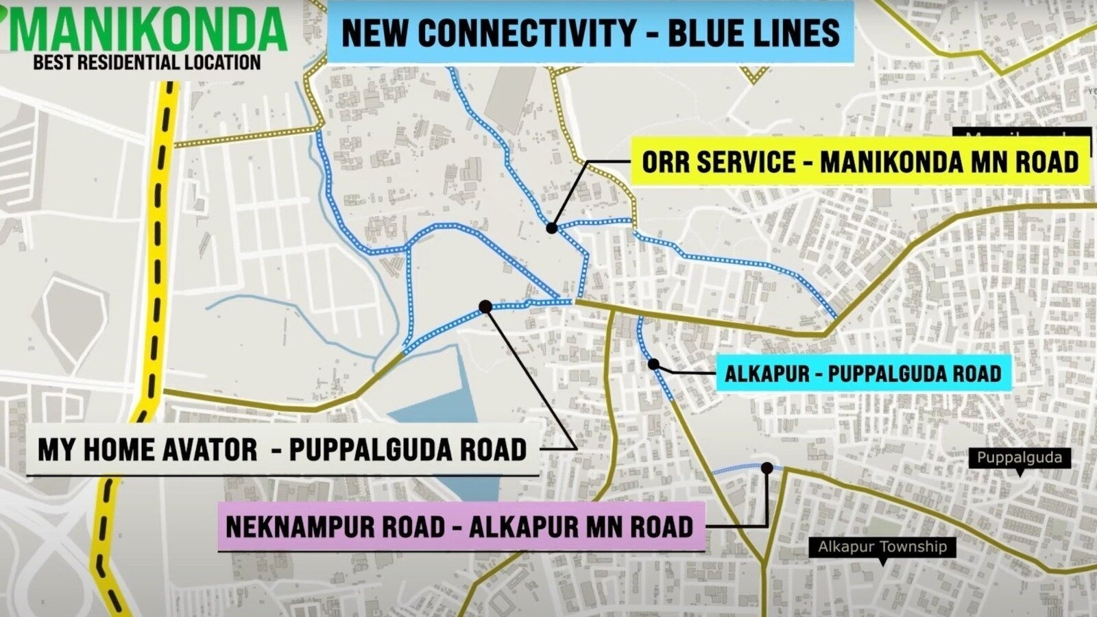 Petition · Road Connectivity to Manikonda - Manikonda, India · Change.org