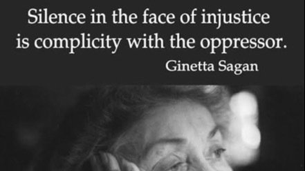 Petition · Silence in the face of injustice is complicity with ...