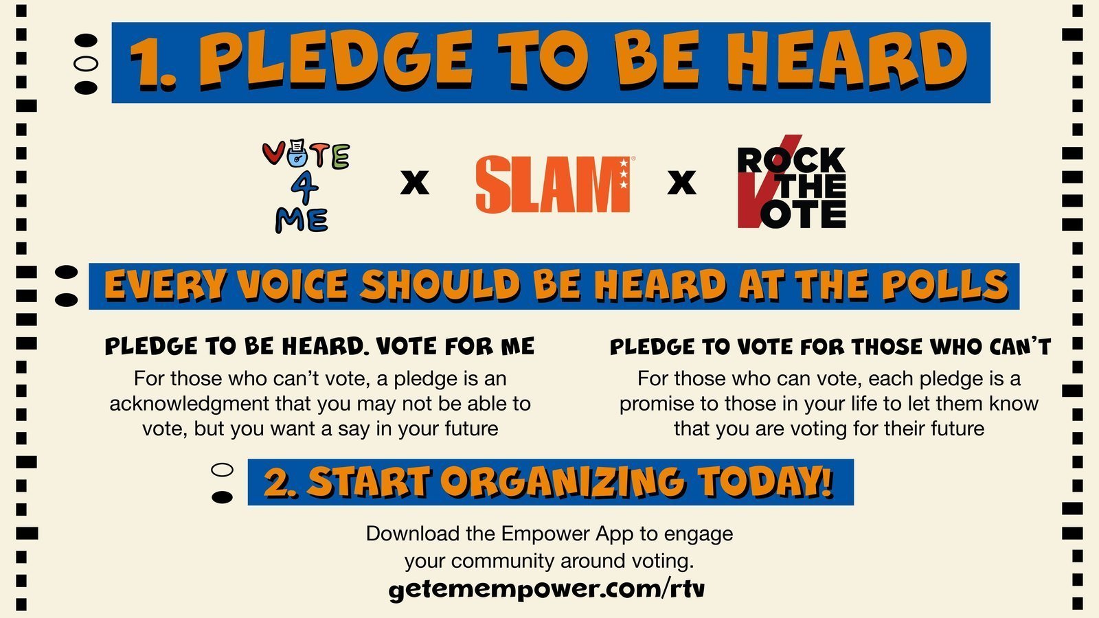 Petition · Vote4Me's "Pledge to be Heard" Initiative - United States ...