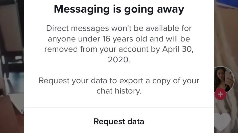 Petition · tik tok to allow users under the age of 16 to send messages ...