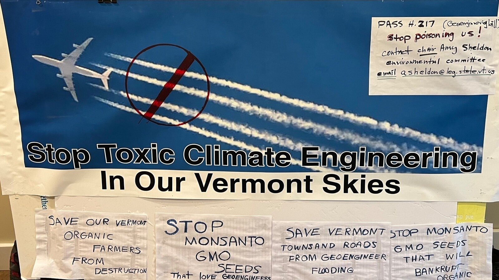 Petition · Stop Toxic Climate Engineering In Our Vermont Skies - United ...