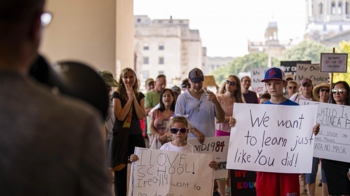 Petition · No mask mandates in school - United States · Change.org