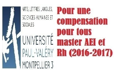 Pétition · Compensation des semestres pour tous Master 1 AEI et GRH ...