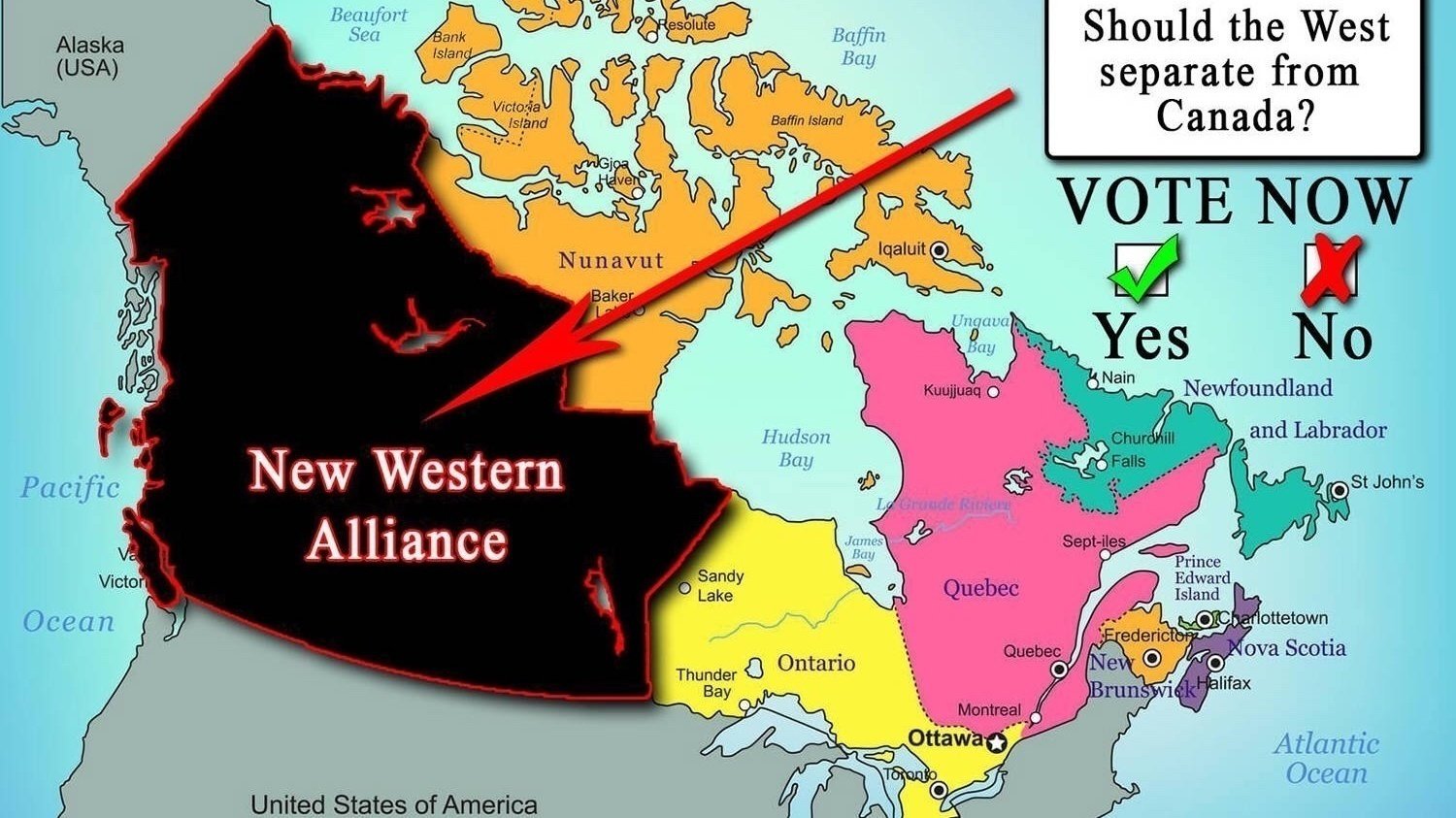 Petition · Western Separation of Canada - Canada · Change.org