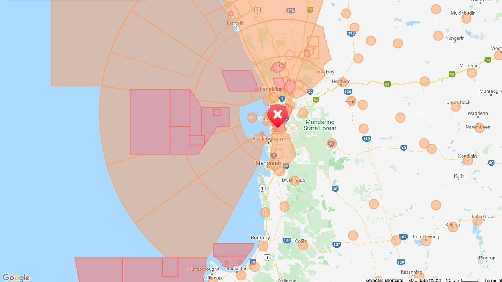 Petition · Less restricted airspace for drone flight - Mandurah ...