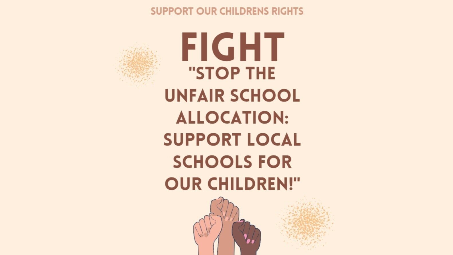 Petition · "Stop the Unfair School Allocation: Support Local Schools ...