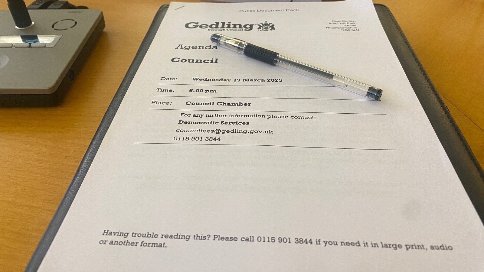 Petition update · Labour vote to keep Gedling Borough an option to join ...