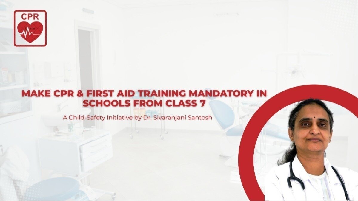 Petition · Include CPR, First Aid & Emergency Response Training in the ...