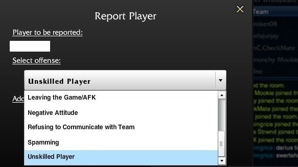 Petition · Bring Back the "Unskilled Player" Report Function - United ...