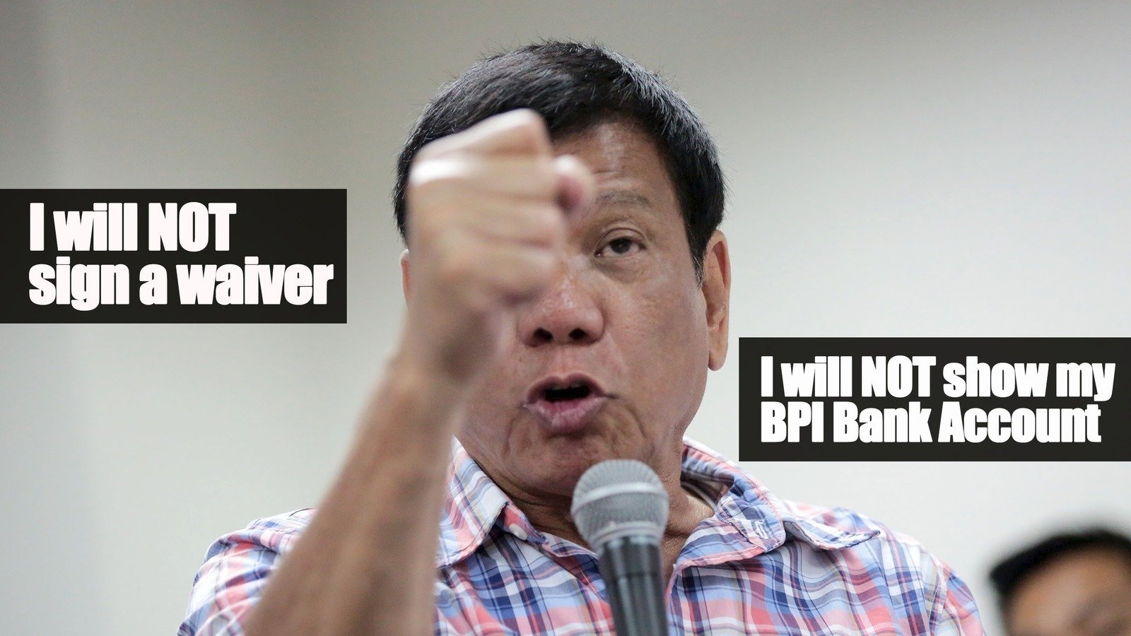 Petition · Mayor Duterte Please Sign the Bank Waiver - United States ...