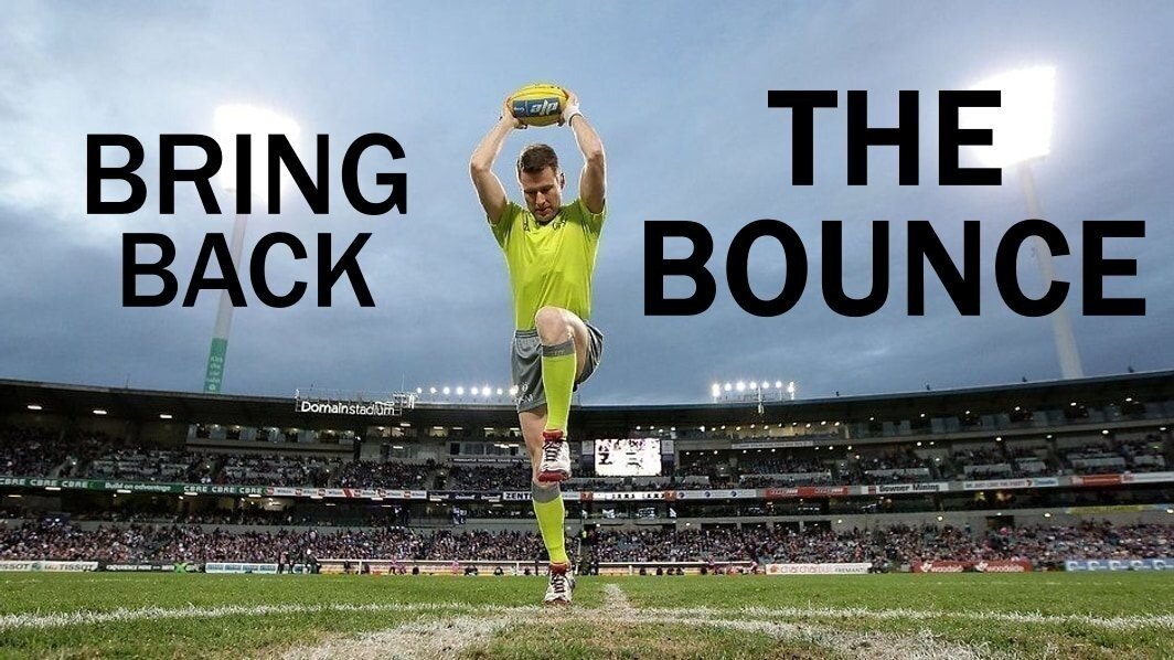 Petition · Reinstate the center bounce in the AFL - Australia · Change.org