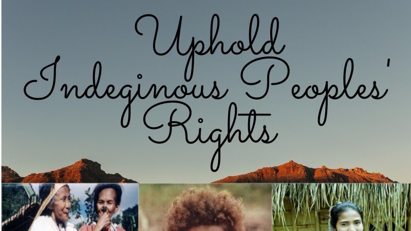 Petition · STOP Racial Discrimination Against Indigenous Groups in the ...