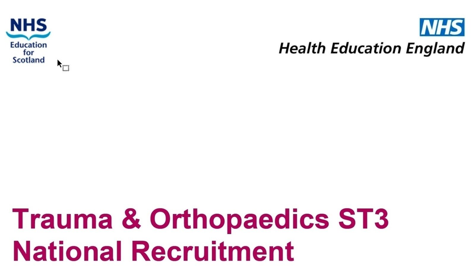 Petition · Stop the Trauma and Orthopaedic ST3 training short-listing ...