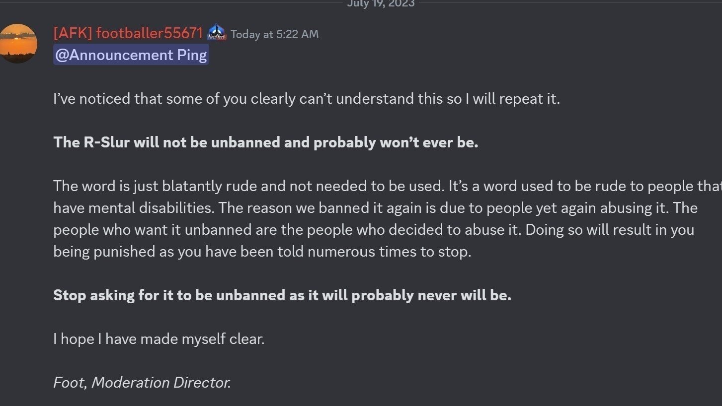 Petition · Uban the r-word because that's not a slur! - Macao SAR China ...