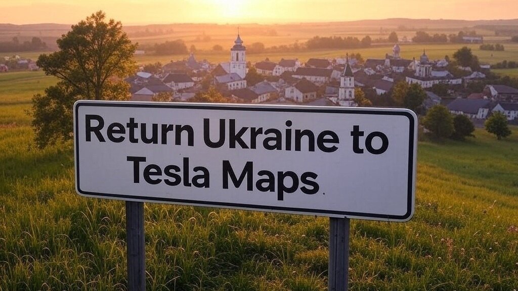Petition · Request to Reinstate Ukraine on Tesla’s Navigation Maps for ...