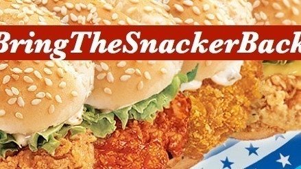 Petition · KFC - Bring The Snacker Back - United States · Change.org