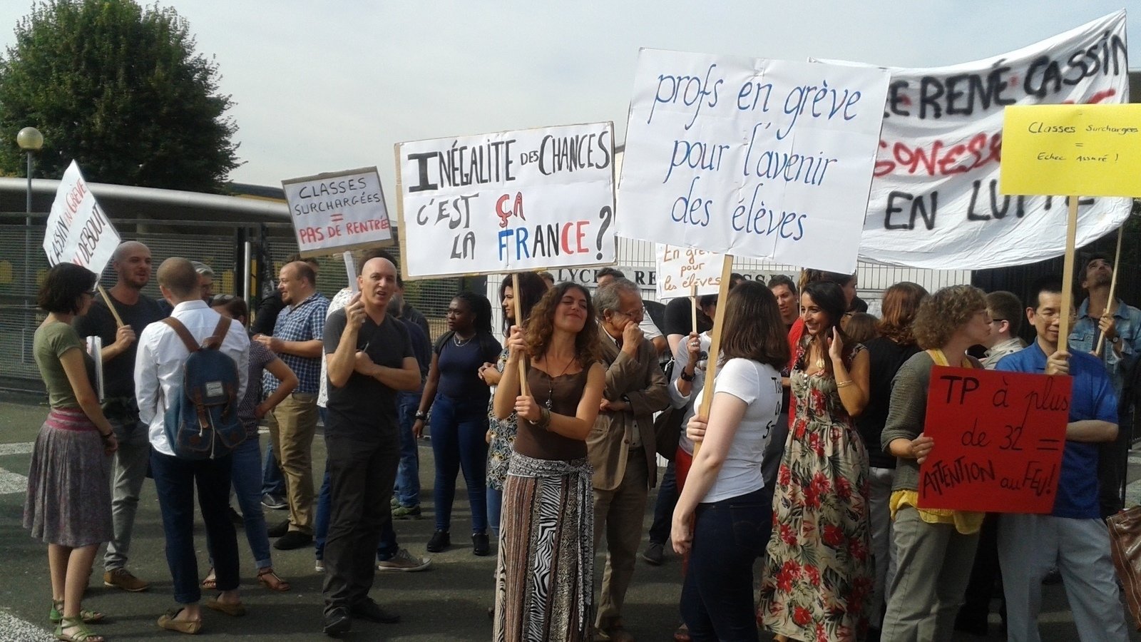 Pétition · Non aux classes surchargées au lycée René Cassin de Gonesse ...
