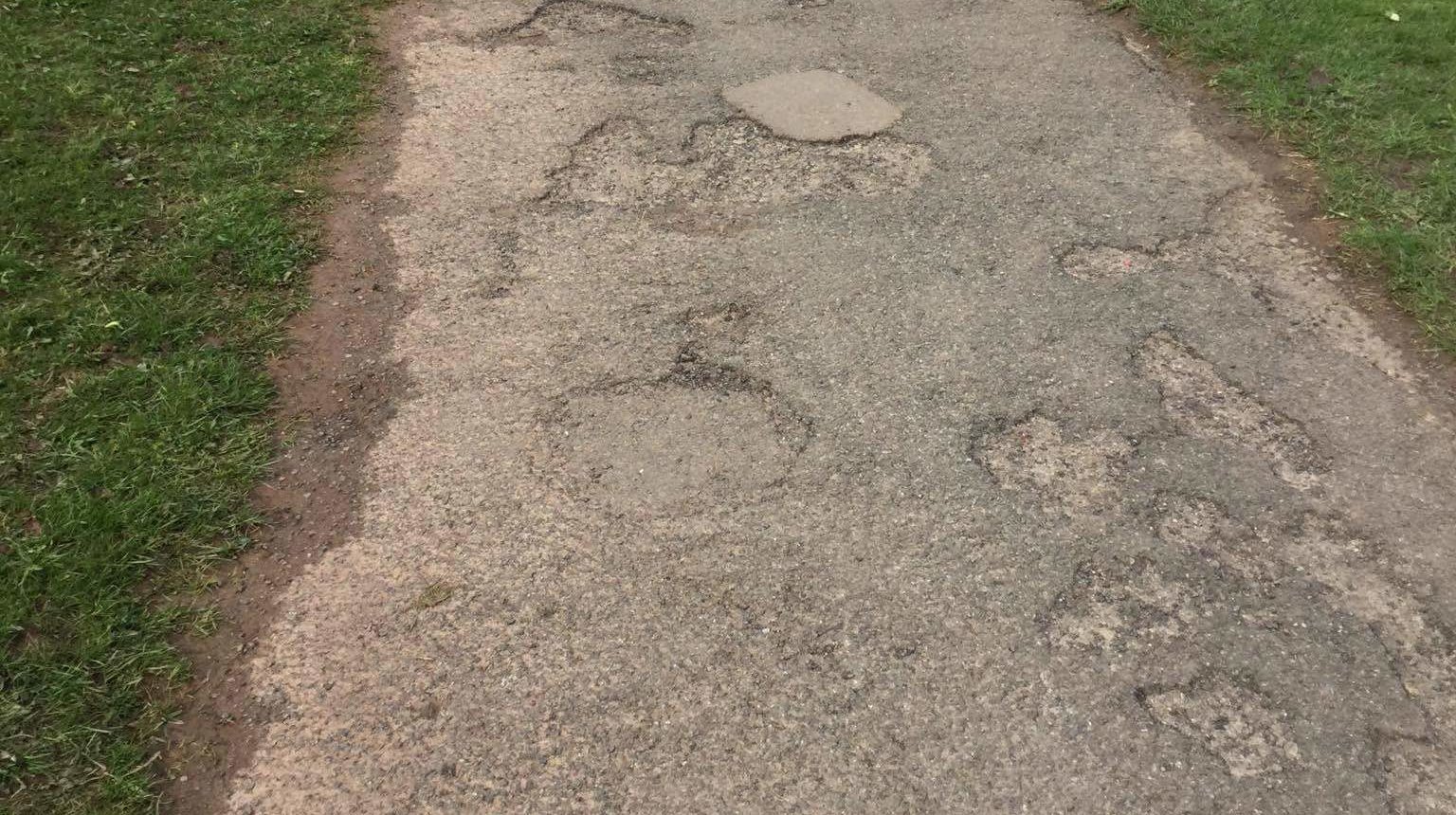Petition · Torfaen Council to repair the pot holes on the path that's ...