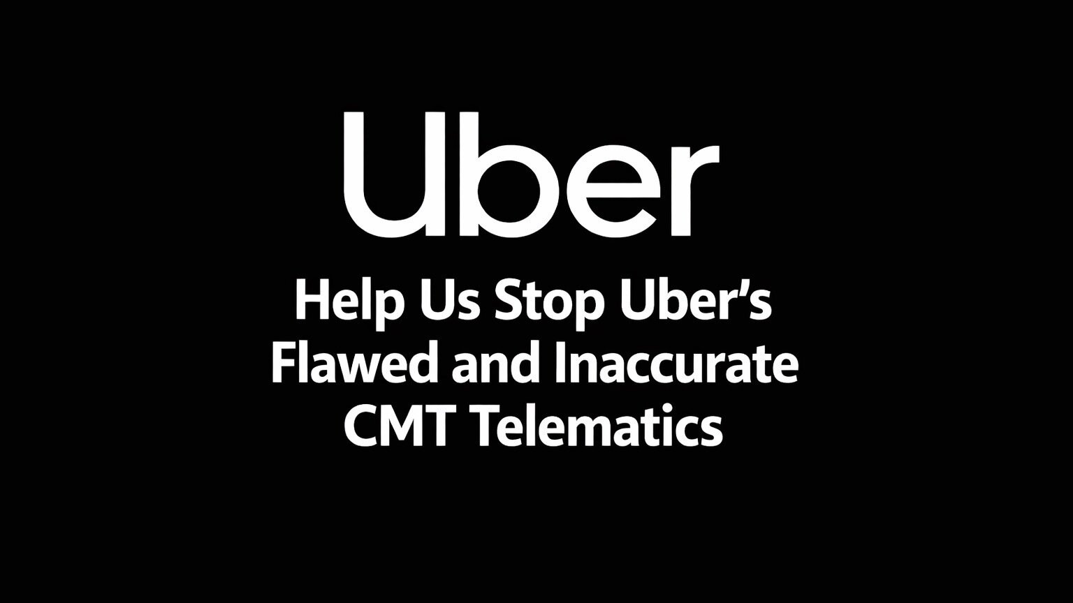 Petition · Hold Uber Accountable! Stop the Harmful Impact of Flawed CMT ...