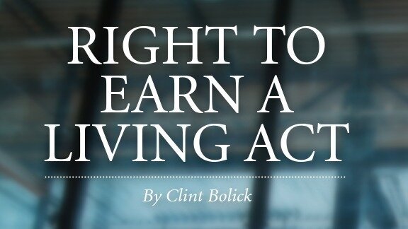 Petition · Petition for the Enactment of The Right to Earn a Living Act ...