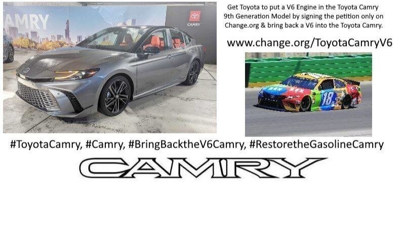Petition update · 1 Year since the Petition on the Camry V6 launched ...