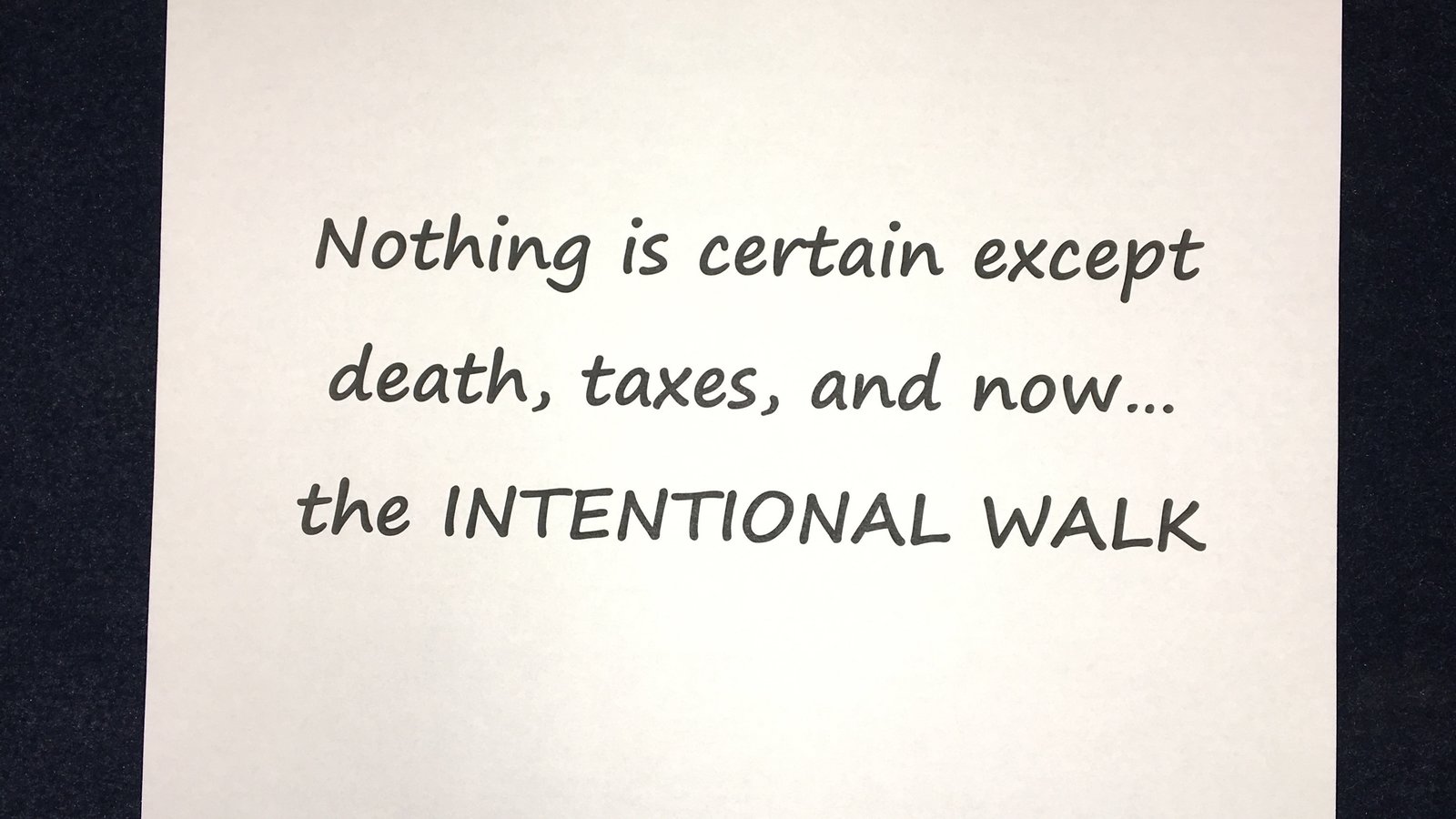 Petition · Reinstate pitches for an intentional walk in baseball ...